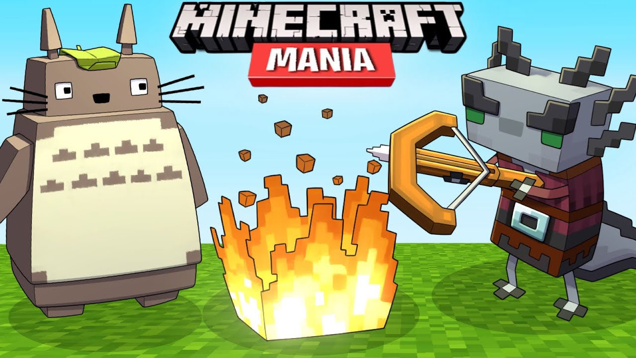 Minecraft Mania - Crearon Partículas 3D! Metieron a Totoro - YouTube