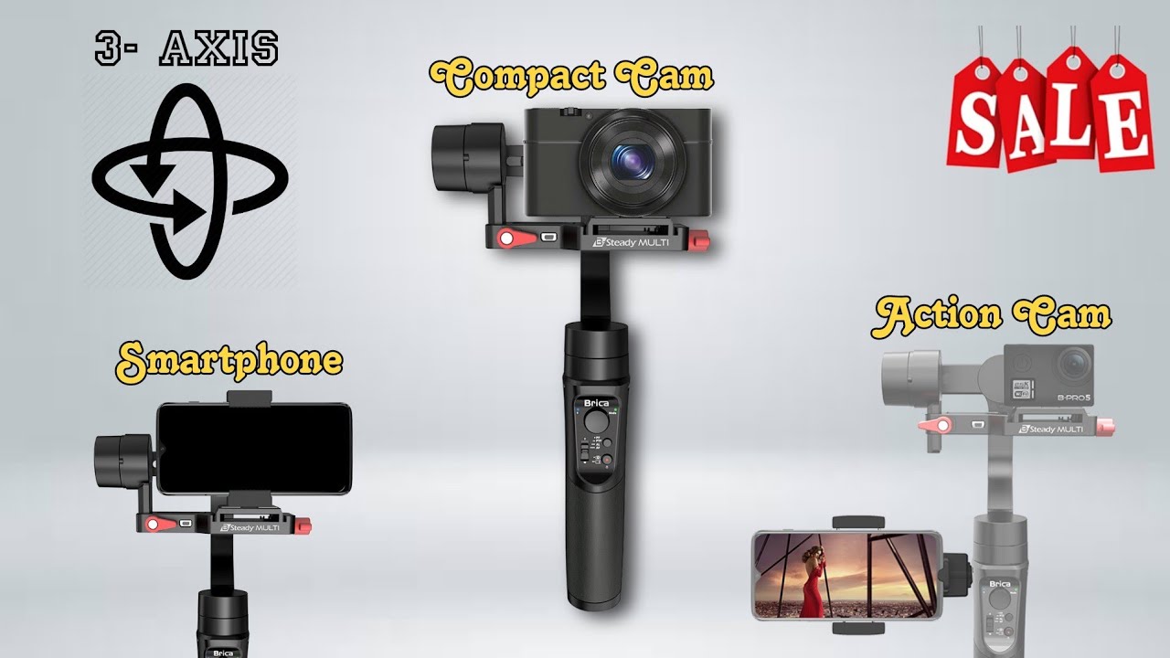 Review gimbal HP dan Kamera murah | Brica B Steady Multi - YouTube