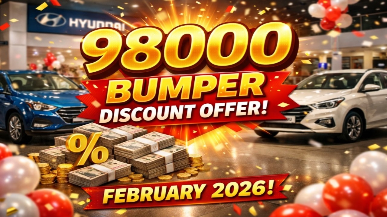 98000 Bumper Offer Hyundai Cars | February 2026 Bumper ofer launch ...