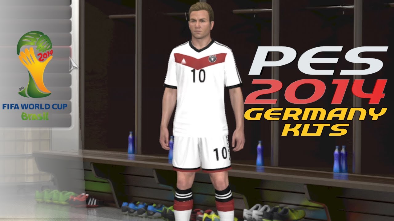 PES 2014 How to Create Germany Jerseys with Emblem - YouTube