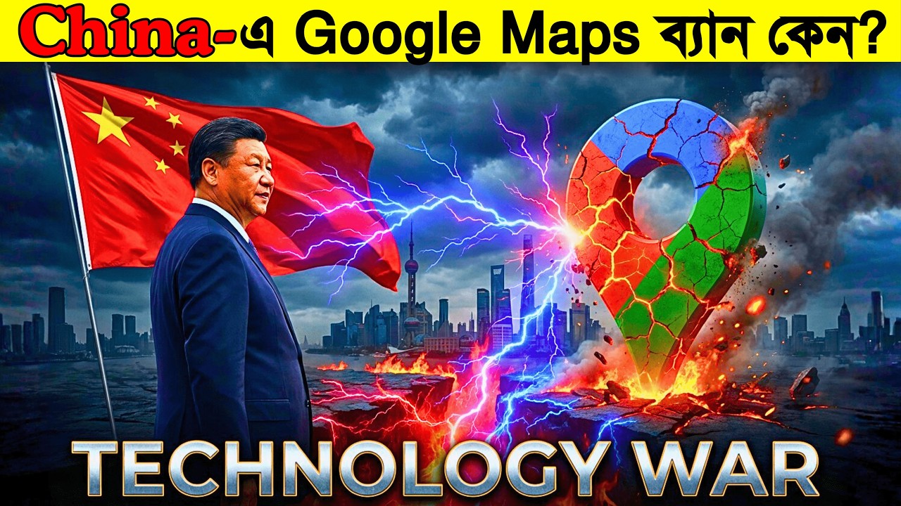 Google Maps BANNED in China! 🚫 কেন ১৪০ কোটি মানুষ Google ছাড়া চলে ...
