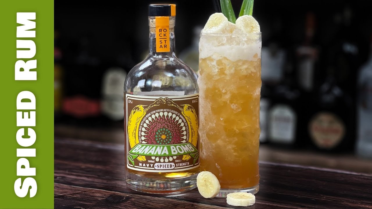 Rockstar BANANA BOMB Rum Review 44 - YouTube