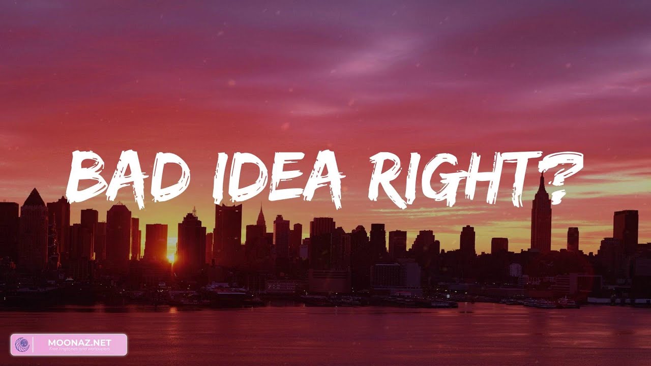 Olivia Rodrigo - bad idea right? (Lyrics) - YouTube