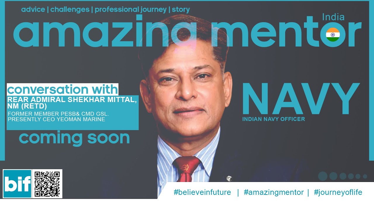 Coming soon life journey of Rear Admiral Shekhar Mittal, NM (Retd ...
