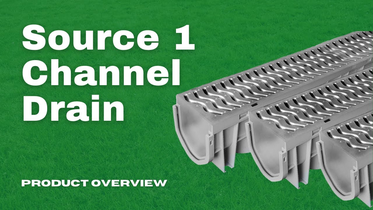 Source 1 Drainage Channel Drain Product Overview | DIY Drainage ...