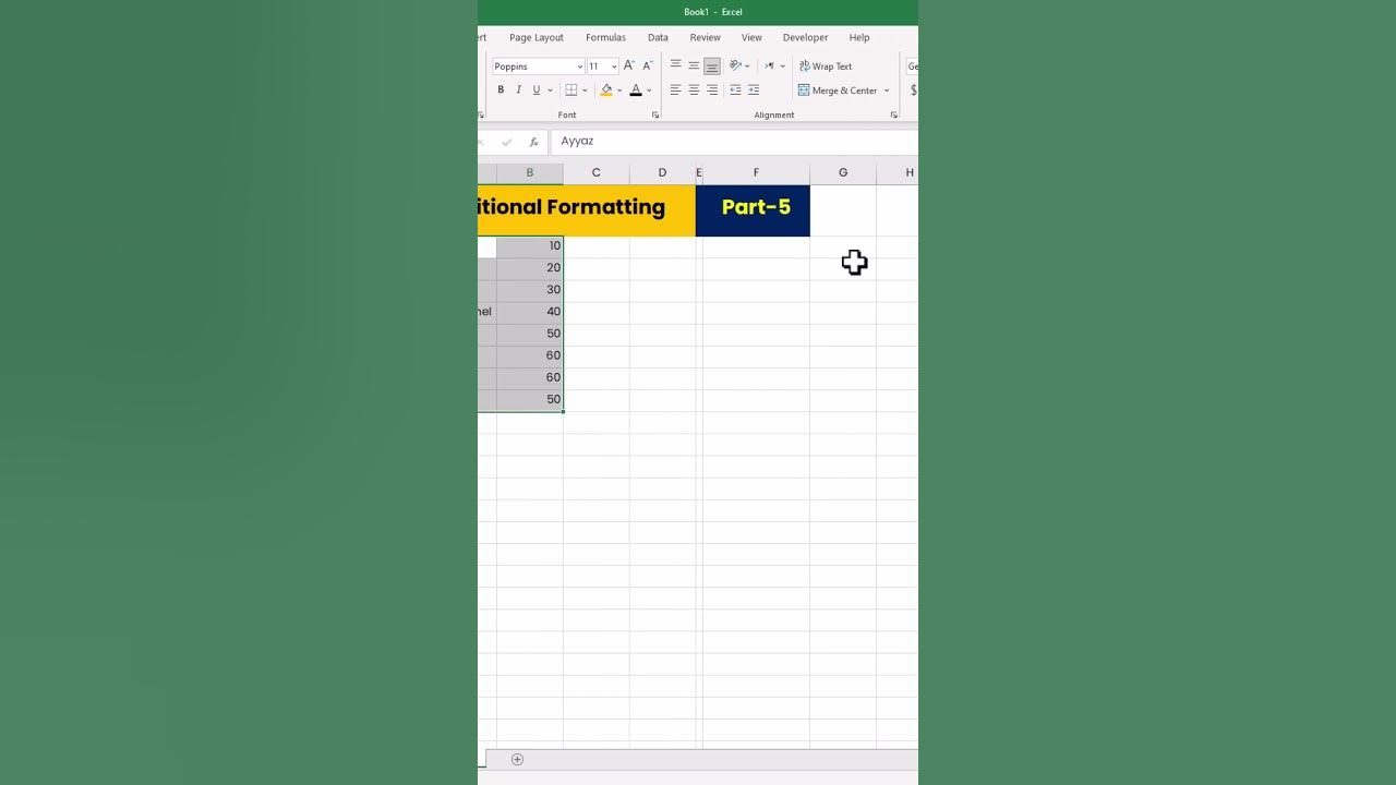 Conditional Formatting In Excel Tutorial Part 5 Be Skilled Excel Myexceltutor