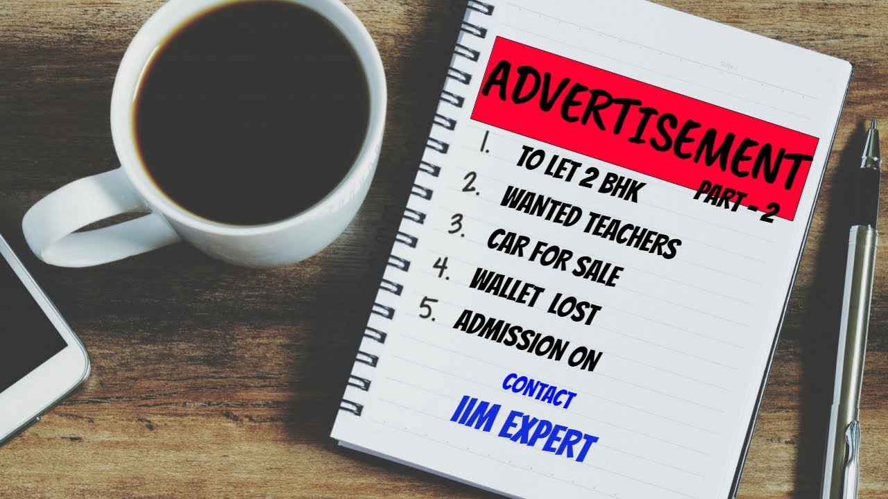 LEARN HOW TO WRITE ADVERTISEMENTS PART 2 - YouTube