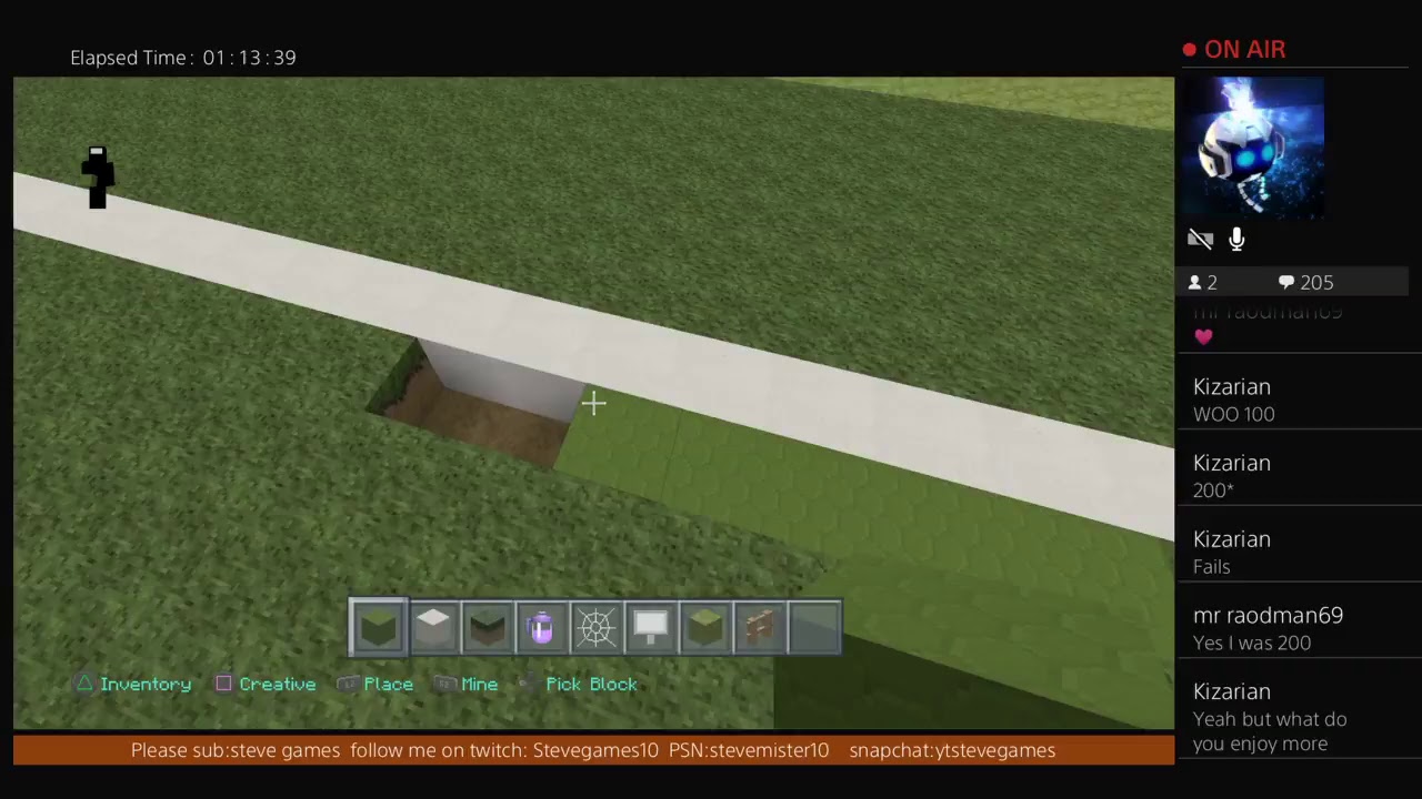 Minecraft Stadium Build Emirates Stadium (02) Pitchside - YouTube