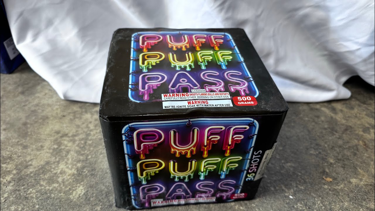 PUFF PUFF PASS 36 shot firework cake 🔥🔥💥 NEW 2025 BANGER BY 1%er - YouTube