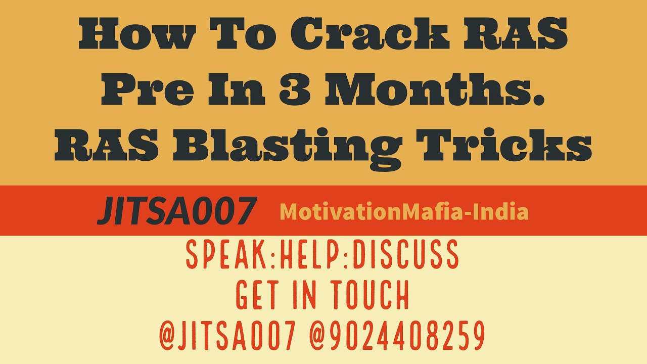 Tricks For RAS Pre ® How To Crack RAS Pre In 3 Months - YouTube