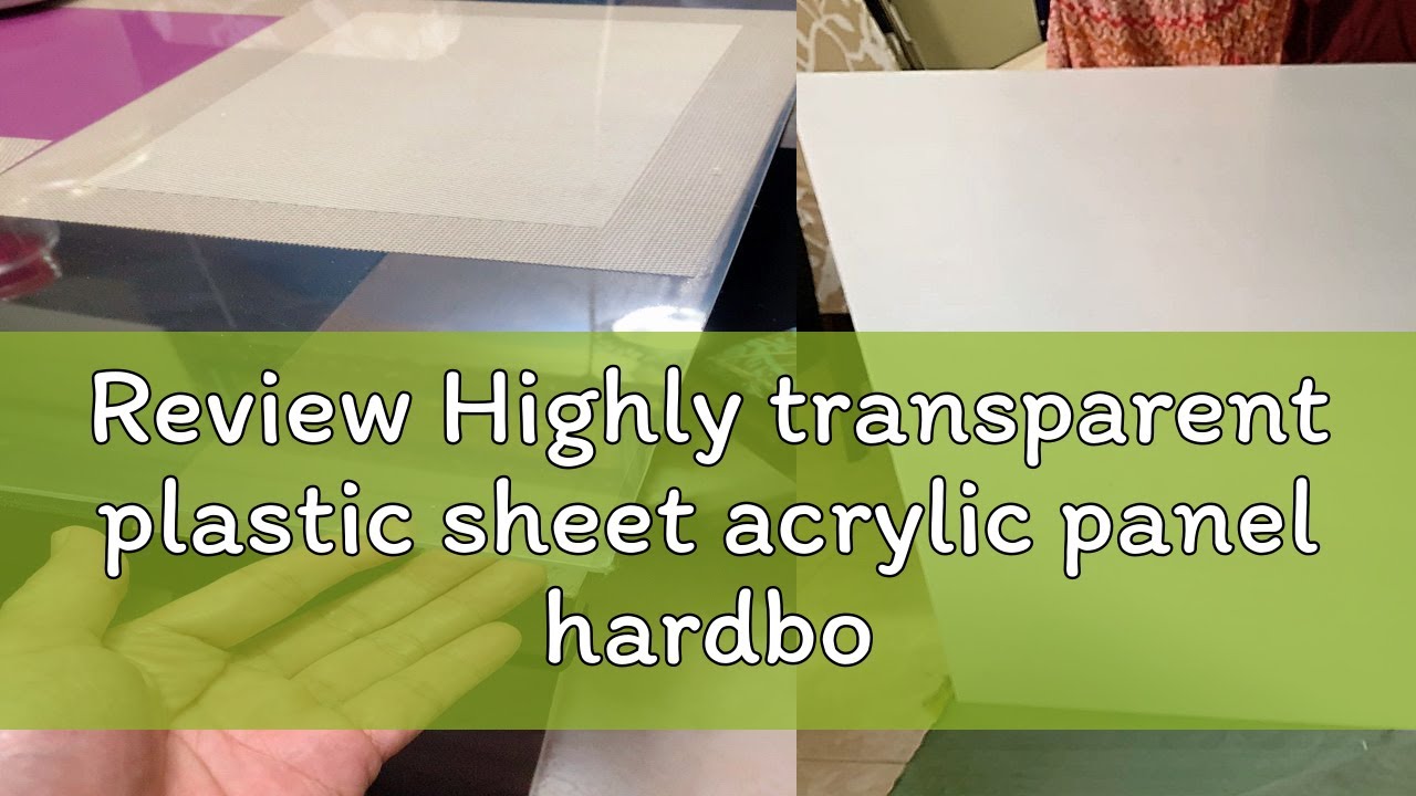 Review Highly transparent plastic sheet acrylic panel hardboard acrylic ...