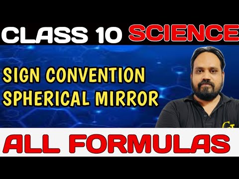 sign convention light class 10। spherical mirror sign convention। light ...