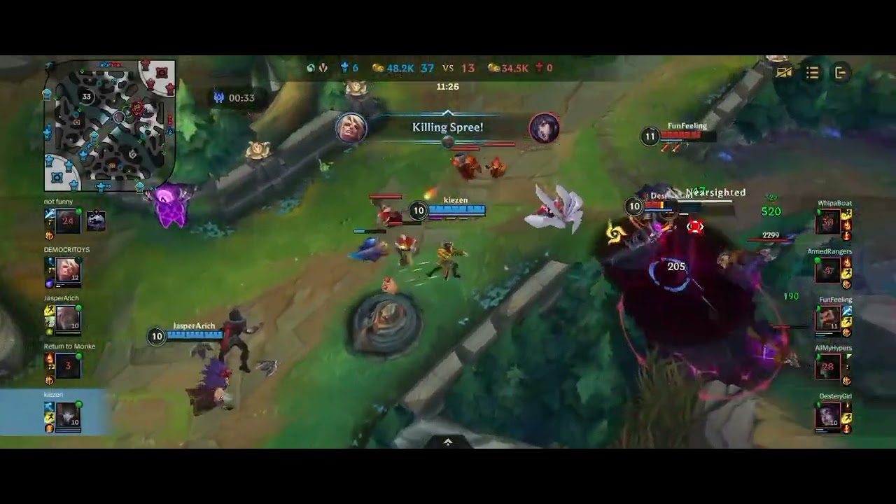 The 4 shot's Power of Jhin Wild Rift Highlights Wins - YouTube