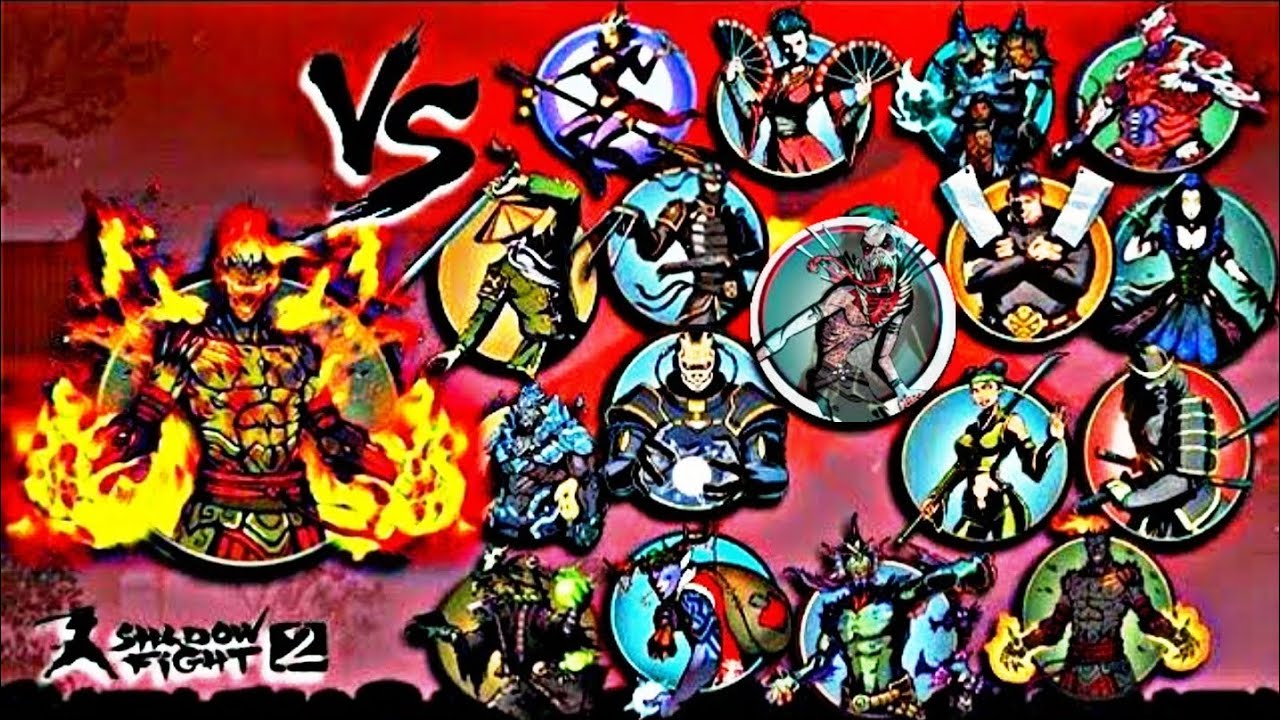 Shadow Fight 2 Legendary Volcano vs All bosses Gameplay Android/ios ...