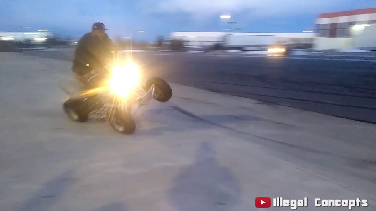 ATV goes on TWO WHEELS DRIFTING! - YouTube