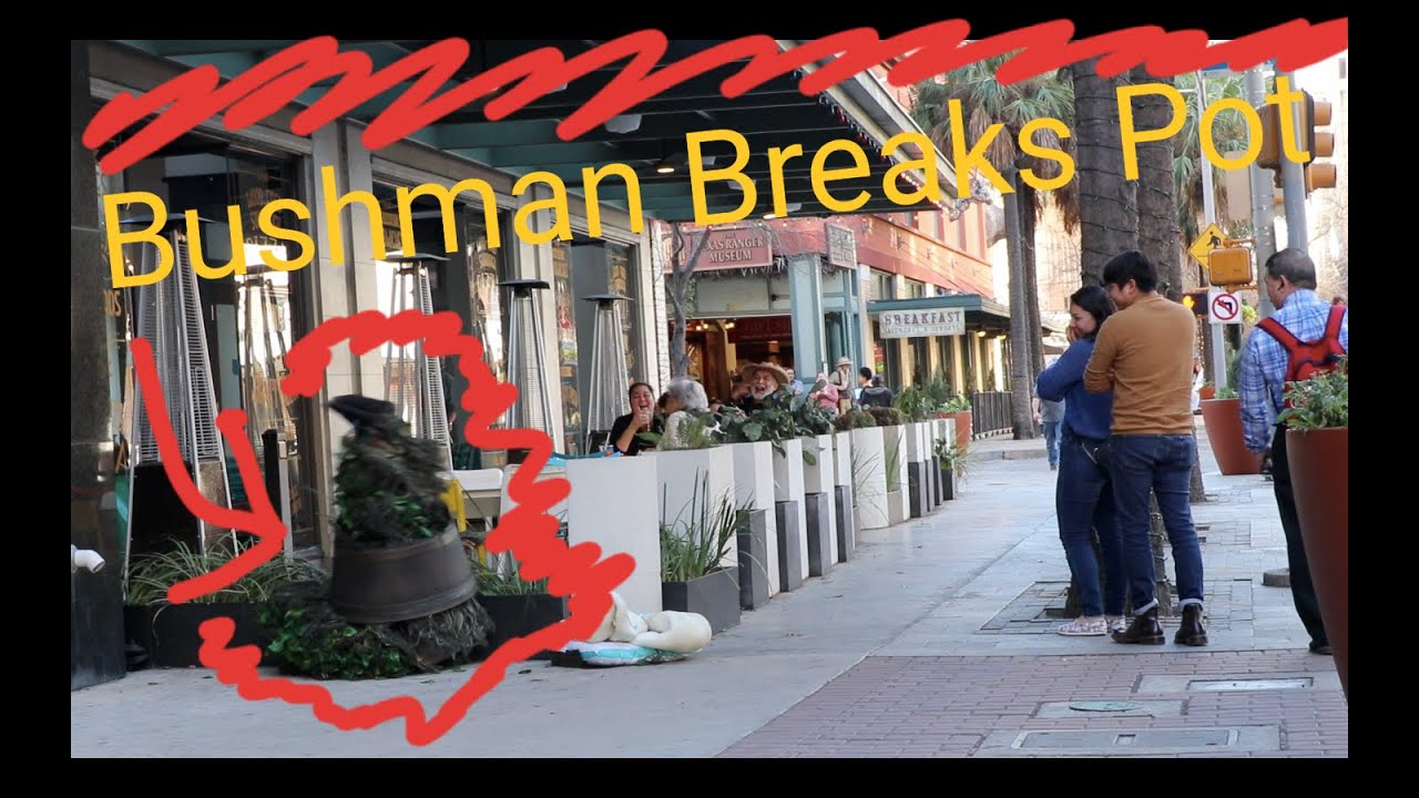 BUSHMAN PRANK 2020 -- BUSHMAN Breaks Pot - YouTube