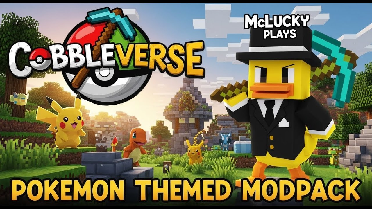 Minecraft CobbleVerse Let's Play EP.1 (First Gym Leader) - YouTube