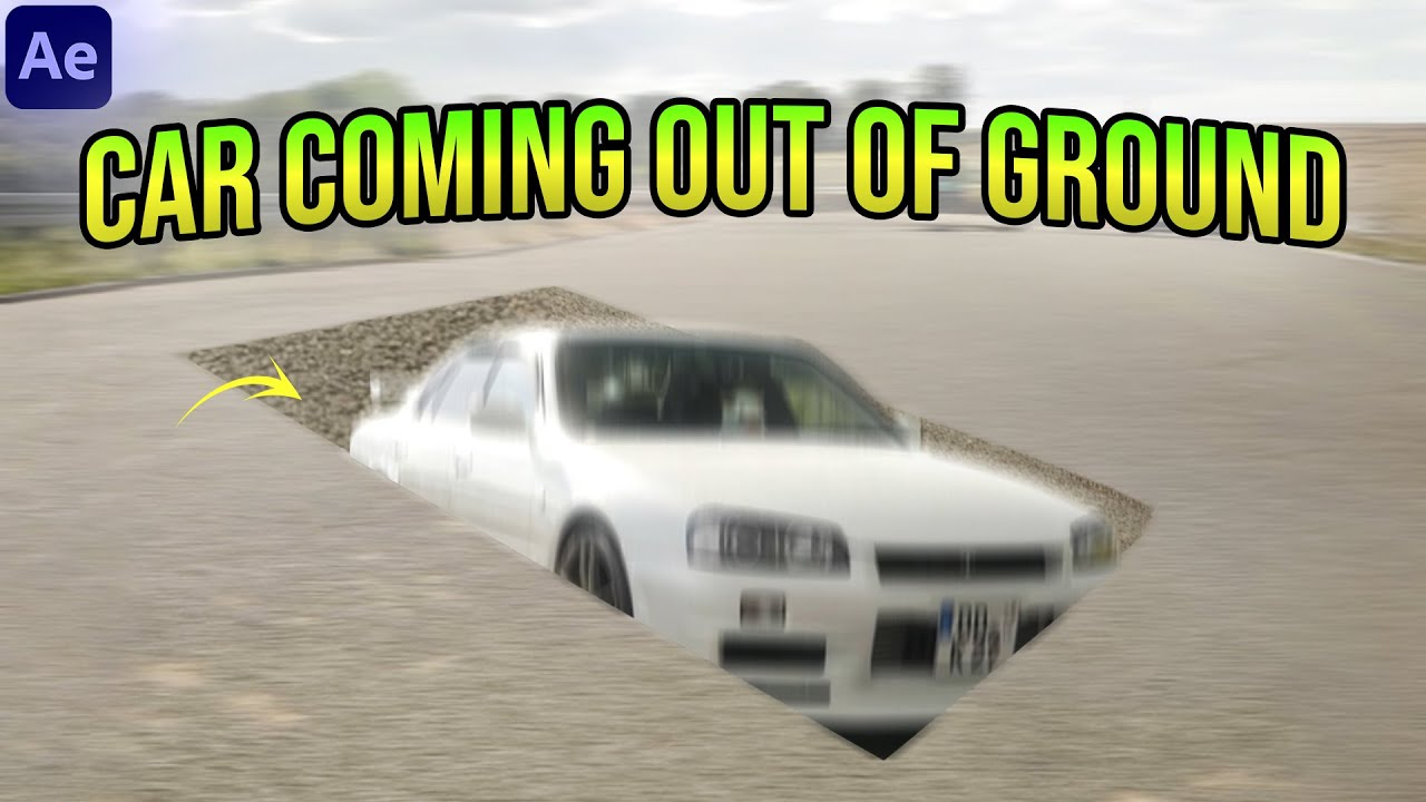 Car Coming Out of Ground Effect in After Effects - YouTube