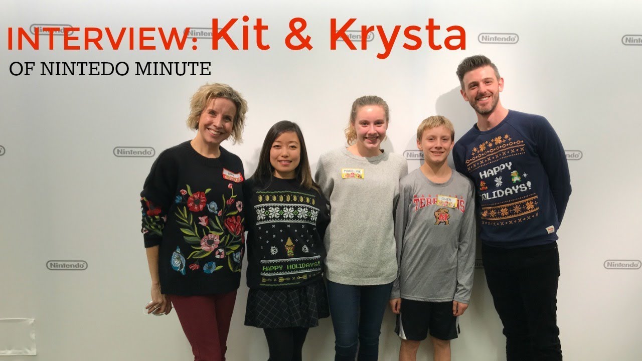 nintendo minute's kit and krysta interview || family games | teachmama ...