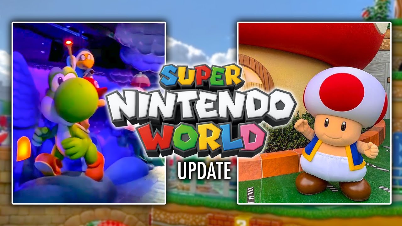 Super Nintendo World Update: Yoshi's Adventure Ride POV Thoughts & Toad ...