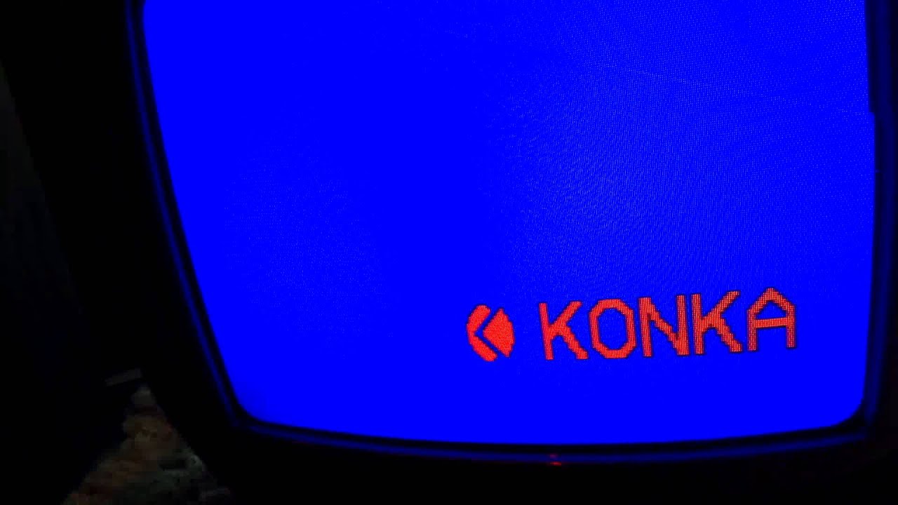 Old konka TV VHF review - YouTube