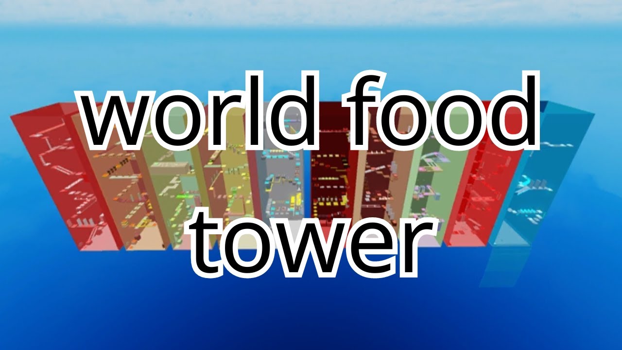 WORLD FOOD TOWER // PLAYING ROBLOX WITH NAZU PAZU - YouTube