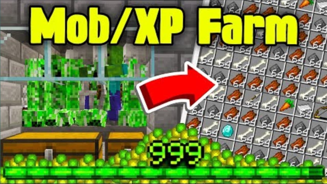 SUPER EASY and FAST Mob XP Farm Tutorial || Minecraft 1.21+ - YouTube