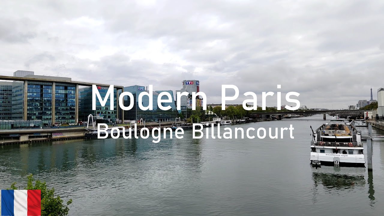 Paris walking in Boulogne Billancourt (Modern Paris) - April 2023 |4K ...