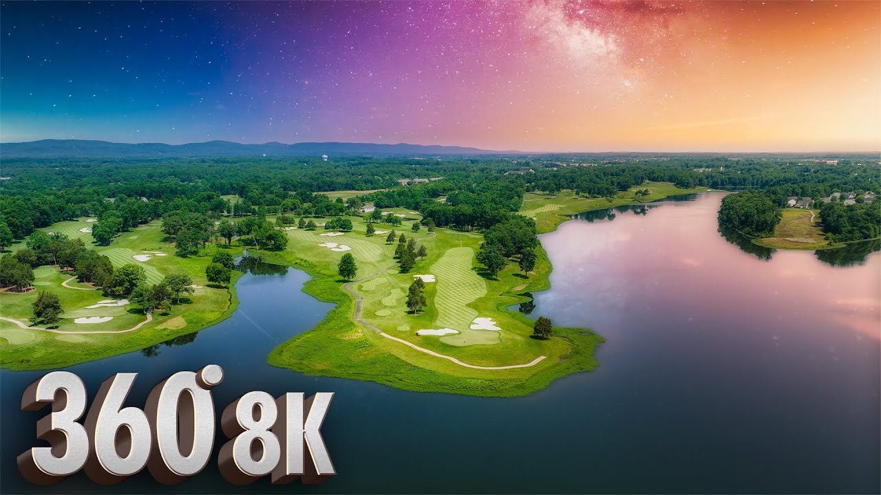 Feeling Stressed? Relax & FLY over Virginia countryside in 360° 3D ...