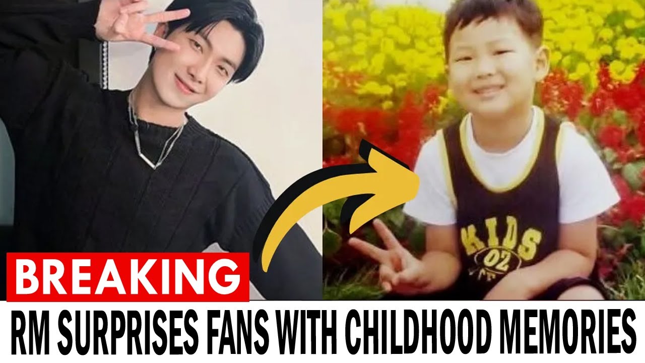 BTS’ RM Surprises Fans With Rare Childhood Memorie - YouTube
