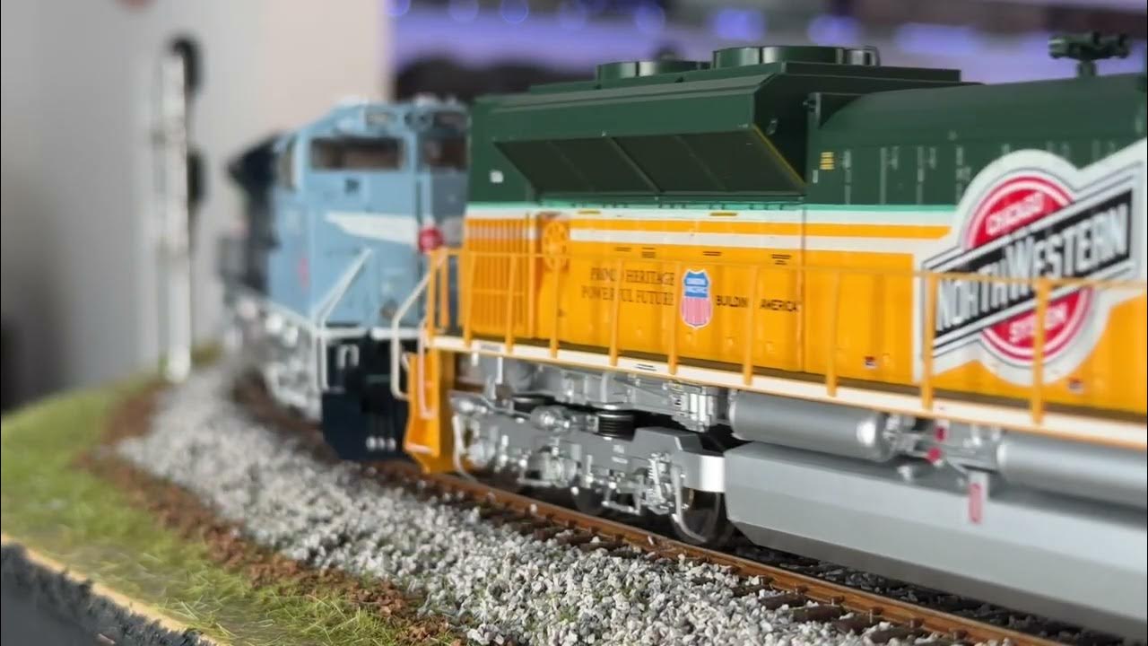 Moving the 7 Union Pacific SD70ACe Heritage units! - YouTube
