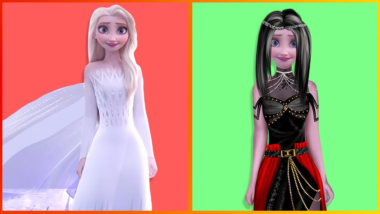 Frozen Glow Up: Elsa Transformation - Disney Princesses Glow Up #4 ...