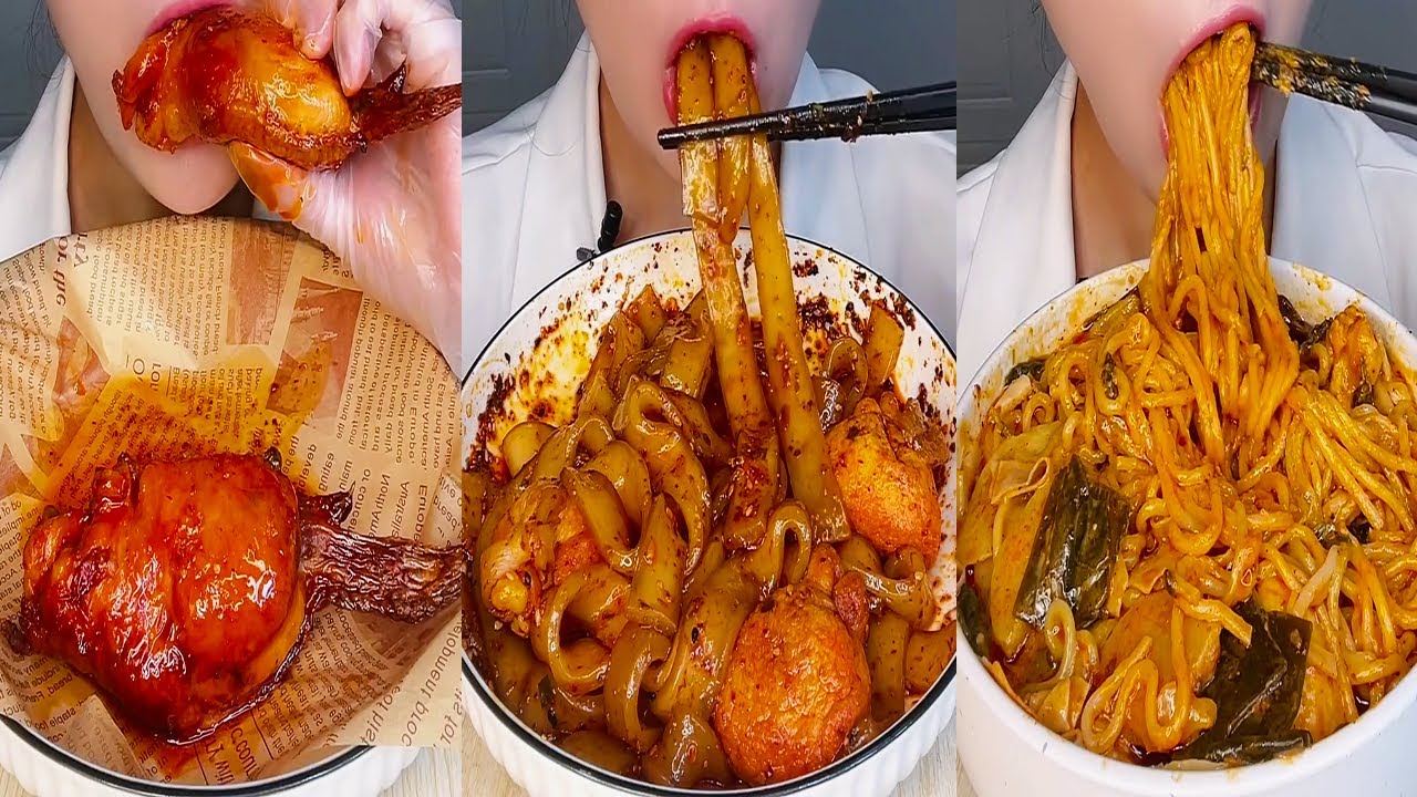 Eating Chinese Food ASMR Feast with Satisfying Sounds with Seav Eur ASMR! - YouTube
