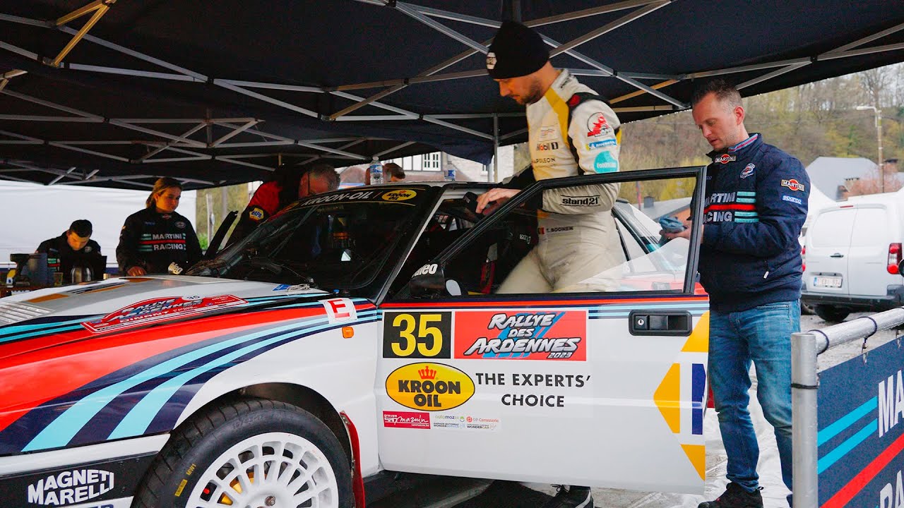 Tom Boonen rallying a Lancia Delta Integrale by Maturo cars! - YouTube