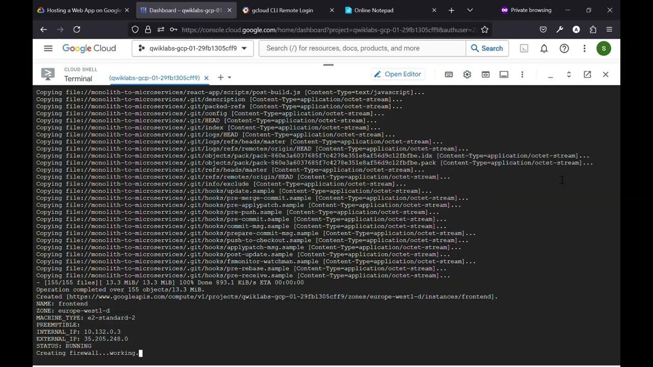 Hosting a Web App on Google Cloud Using Compute Engine | #GSP662 - YouTube
