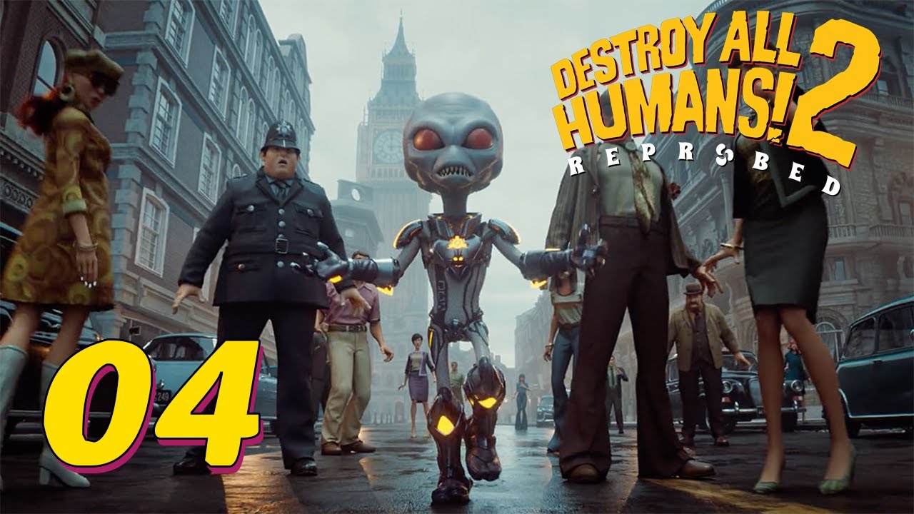 Destroy all Humans 2 : Reprobed - Parte 4 - Llegamos a Albión!! - YouTube
