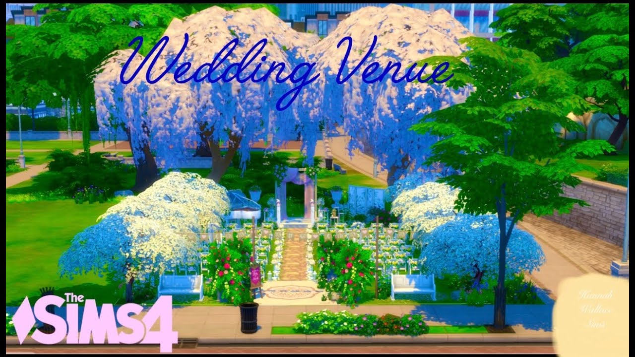 Building A Wedding Venue| The Sims 4 (SPEED BUILD) - YouTube