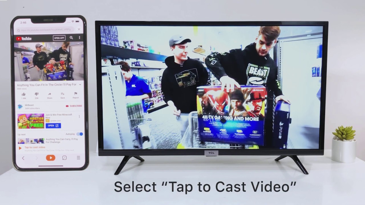 How to Cast Web Videos to Chromecast from iPhone or iPad - YouTube