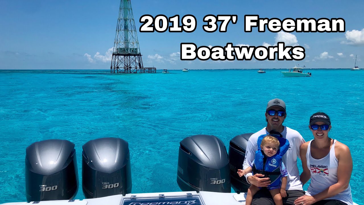 New 2019 37' Freeman Boatworks Delivery and Walk-Through - YouTube