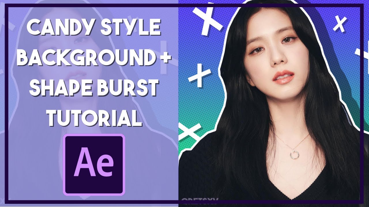 Candy style inspired background + shape burst tutorial | after effects ...