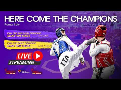 Day 2 Court 2 (W+67Kg, M-68Kg, M+80Kg) | Roma 2026 World Taekwondo Grand Prix Series