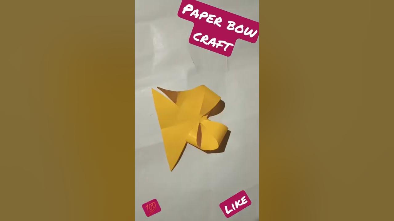 Origami Bow How To Make Chart Paper Bow Craft easy Paper Bow Please Like YouTube origami-bow-how-to-make-chart-paper-bow-craft-easy-paper-bow-please-like-youtube