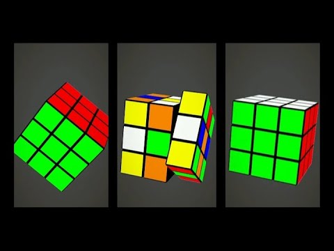 Rubik's Cube Green Screen Template | Background Effect Video - YouTube