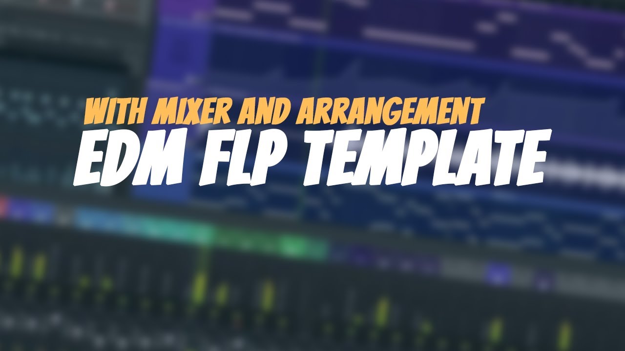 EDM Project Starting Template with Track Arrangement - YouTube