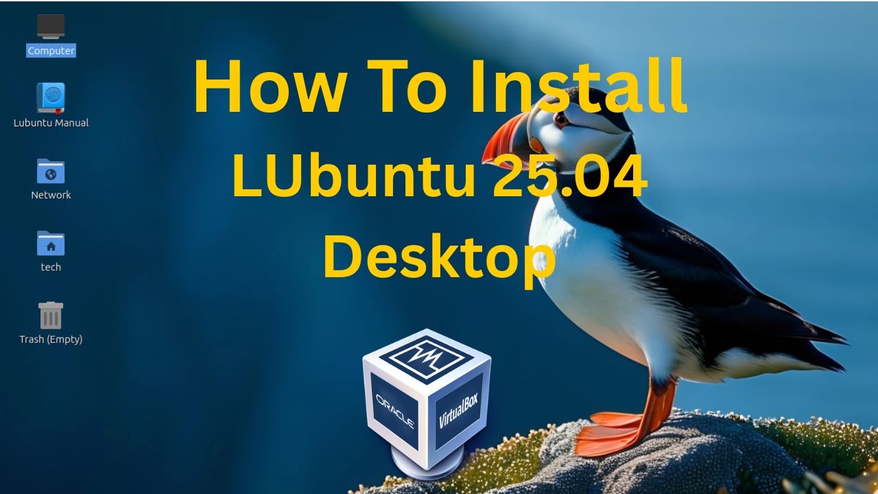 How To Install Lubuntu 25.04 Desktop - YouTube