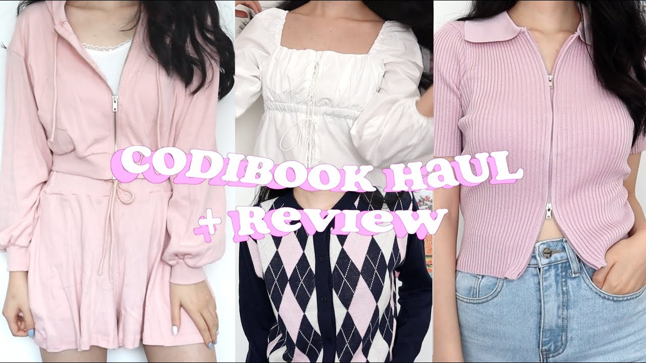 HUGE KOREAN FASHION TRY-ON HAUL + REVIEW | CODIBOOK 🌷 (insta-worthy pastel vibes 🌸) - YouTube