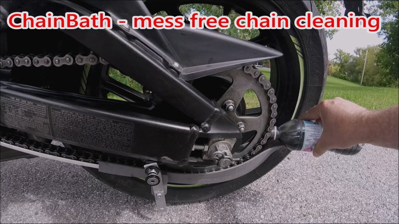 BEST way to clean your chain MESS FREE: ChainBath 🛁 HOW TO give your ...