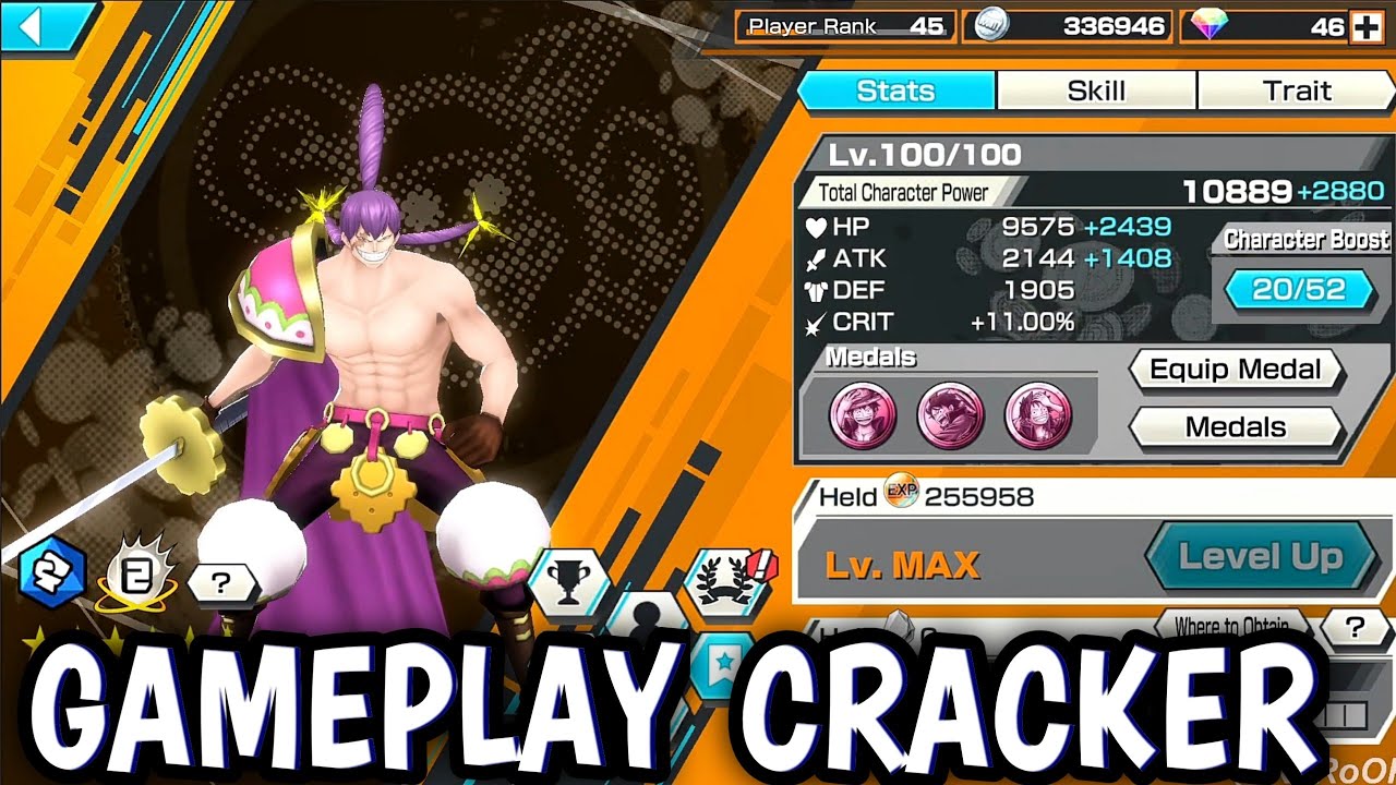 🎮Gameplay Cracker OP 🔥🔥|| One Piece Bounty Rush Indonesia - YouTube