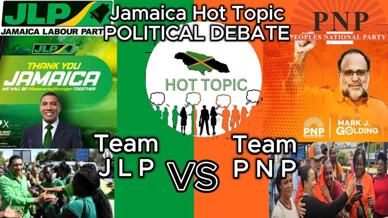 JLP🔔💚 v.s PNP🧡🧡 DEBATE🇯🇲🗣️🎙️📢🎉🎀..PARTY🎉SUPPORTERS WILL DEBATE ON ...
