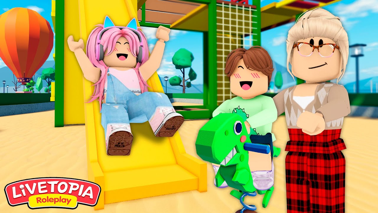ROTINA DE UM FIM DE SEMANA NO PARQUE! Family Roleplay Livetopia- ROBLOX ...